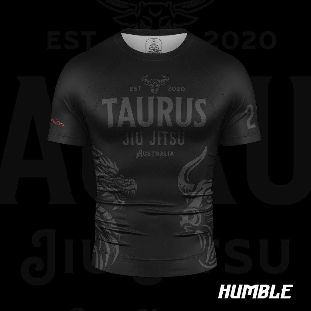 Ranked Rash Guards PRE ORDER ONLY 2025 - Taurus Brazilian Jiu Jitsu